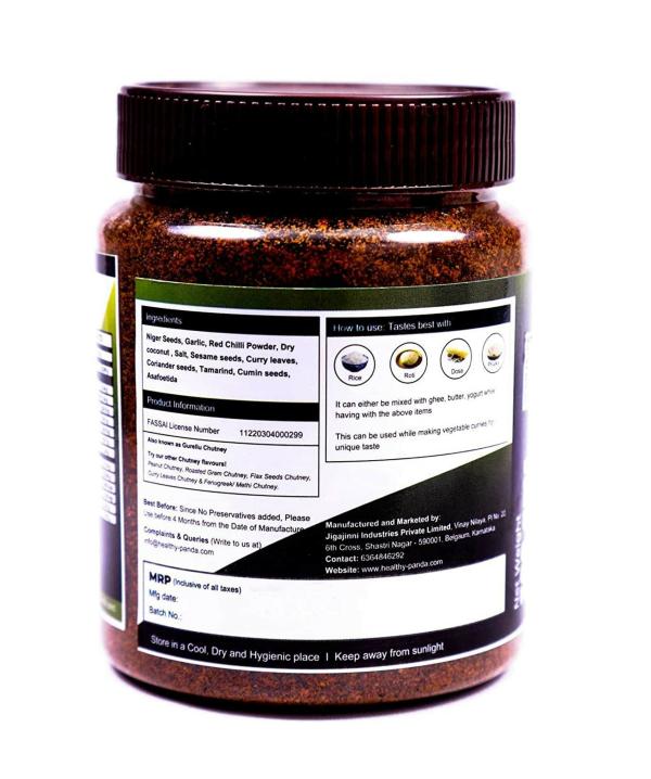 Healthy Panda Niger Seed Chutney Powder - 250 g - JioMart