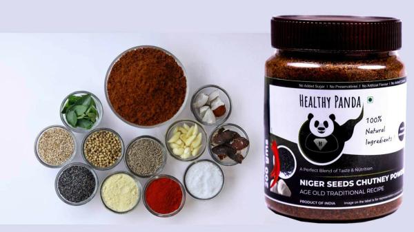 Healthy Panda Niger Seed Chutney Powder - 250 g - JioMart