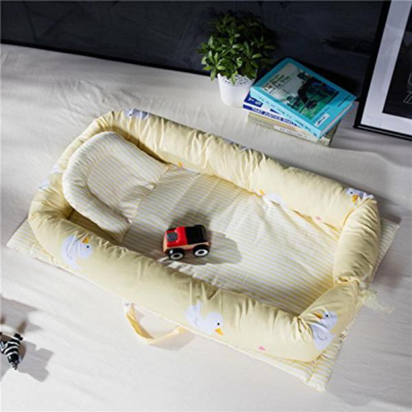 Babies Bloom Beige Portable Folding Bed Crib (0-36 M) - JioMart