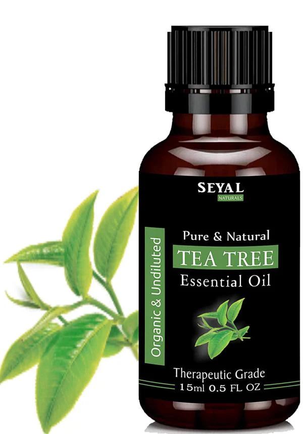 Seyal Tea Tree Essential Oil Pure And Natural Therapeutic Grade Organic For Skin And Hair, 15 Ml ...