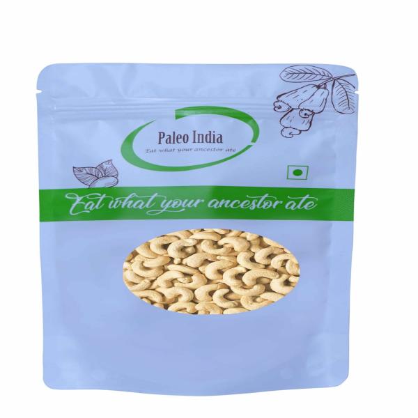 Paleo India Whole Cashew W320 Dried Fruits Kaju and Dry Fruits Nuts 100 gm| Kaju Nuts| Whole ...