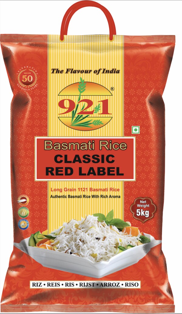 921 CLASSIC RED LABEL JEERA RICE SPECIAL BASMATI RICE 5KG - JioMart