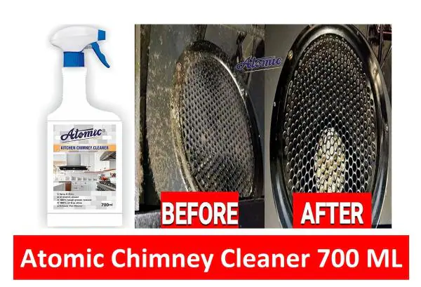Atomic Kitchen Chimney Cleaner 700 ML to Remove Oil & Grease Tough ...