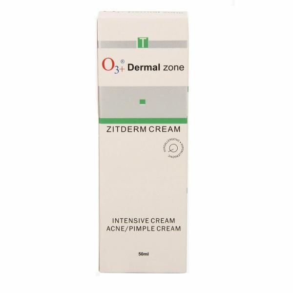 O3+ Dermal Zone Zitderm Acne & Pimple Cream - JioMart