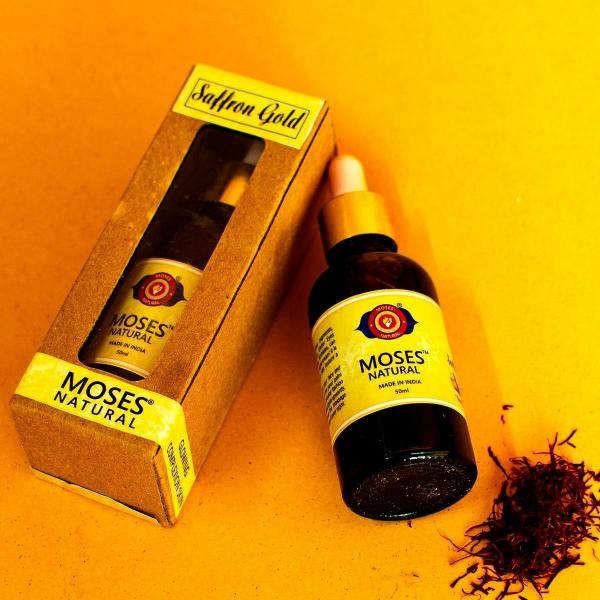 Moses Natural SAFFRON GOLD OIL 50ml - JioMart