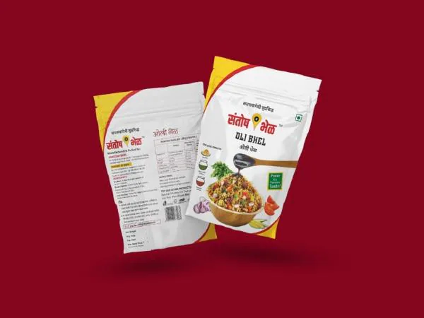 SANTOSH BHEL Bhel Wet / Oli Bhel (Ready to Eat) (300 gm of Each) With ...