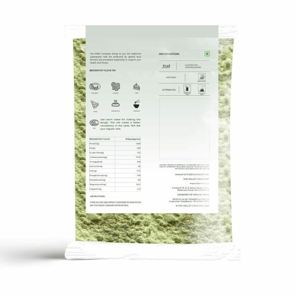 The Millet Company Pre-soaked Browntop Millet Flour 400g (Stone-ground ...