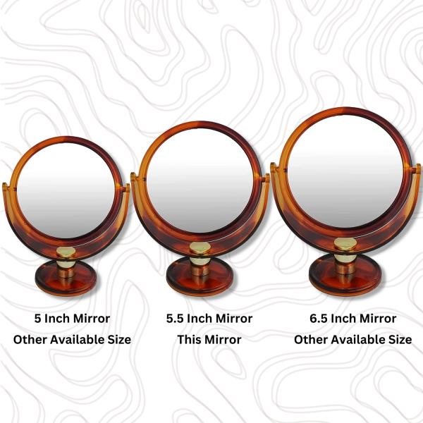 Scarlet Line Professional Round Double Sided Magnifying Makeup Mirror ...