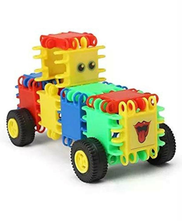 Nabhya Multicolor Plastic Clix Car Interlocking Educational Learning ...