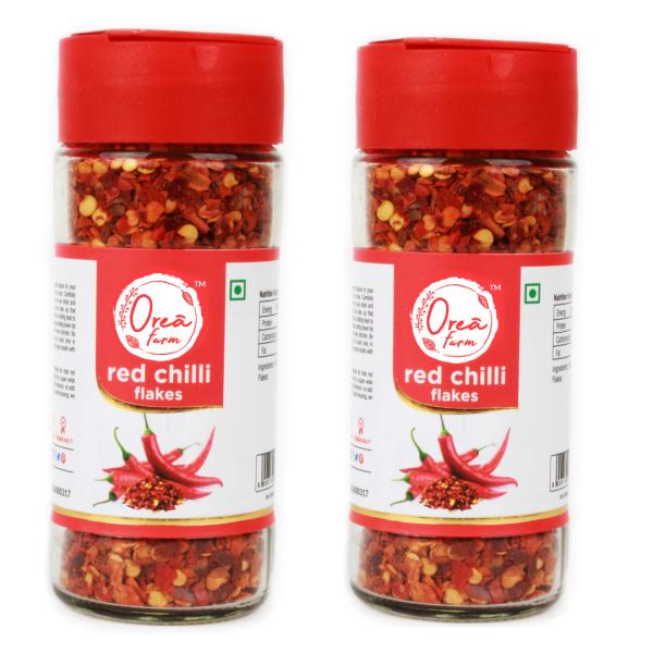 Orea Farm Combo Pack of Red chilli Flakes Premium Easy to Use Packed in ...