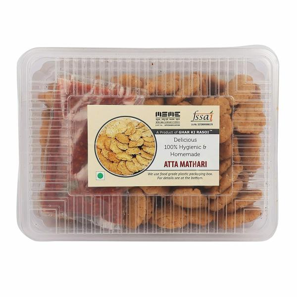 Ghar Ki Rasoi Homemade Plain Salted Mathri Namkeen Healthy and Tasty ...