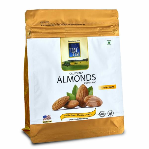 Tim Tim Premium Californian Almonds, 200g |California Almonds| Almonds ...