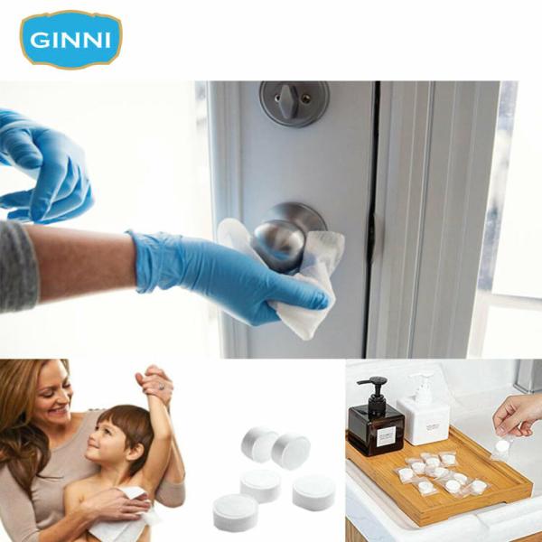 GINNI Magic Tablet Coin Tissue Compressed Coin Towels, Magic Napkin ...