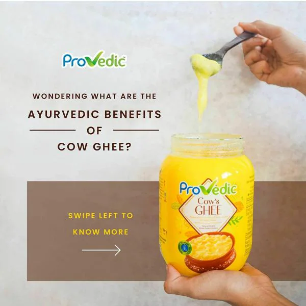 ProVedic 1L Pure Cow Ghee Granular (Danedaar) Texture | 100% Pure and ...