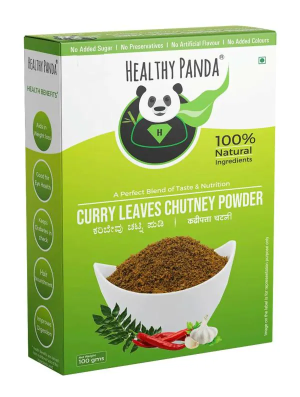 Healthy Panda Curry Leaves Chutney Powder - 300 g (Pack of 3) - JioMart
