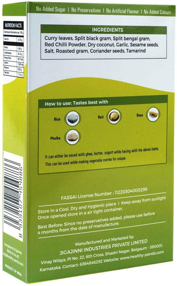 Healthy Panda Curry Leaves Chutney Powder - 300 g (Pack of 3) - JioMart