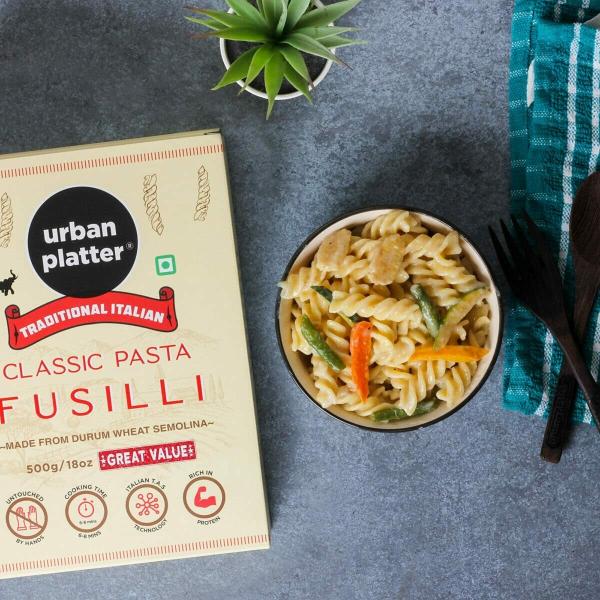 Urban Platter Traditional Italian Classic Fusilli Pasta, 500g - JioMart