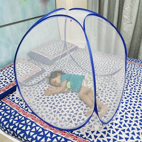 SILVER SHINE Foldable Baby Mosquito Net for 0 to 36 Months Year Old ...