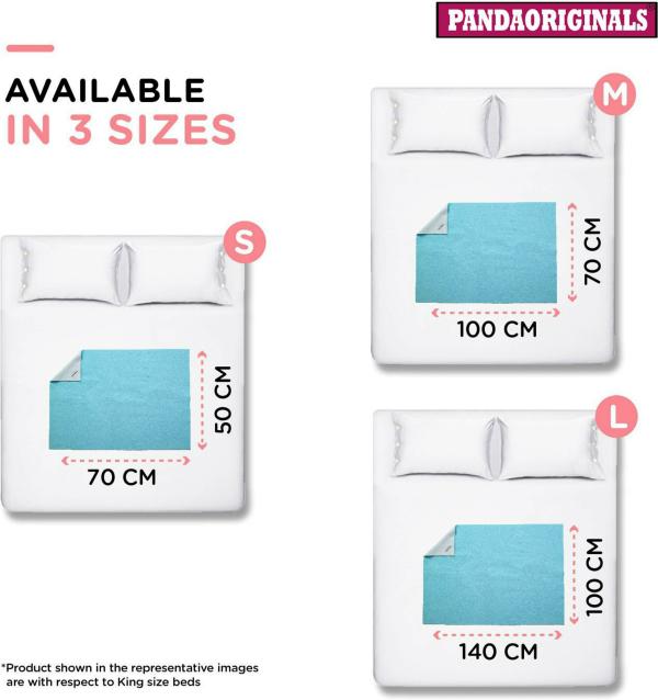 Pandaoriginals Diaper Dry Sheet (Blue, Large) - JioMart