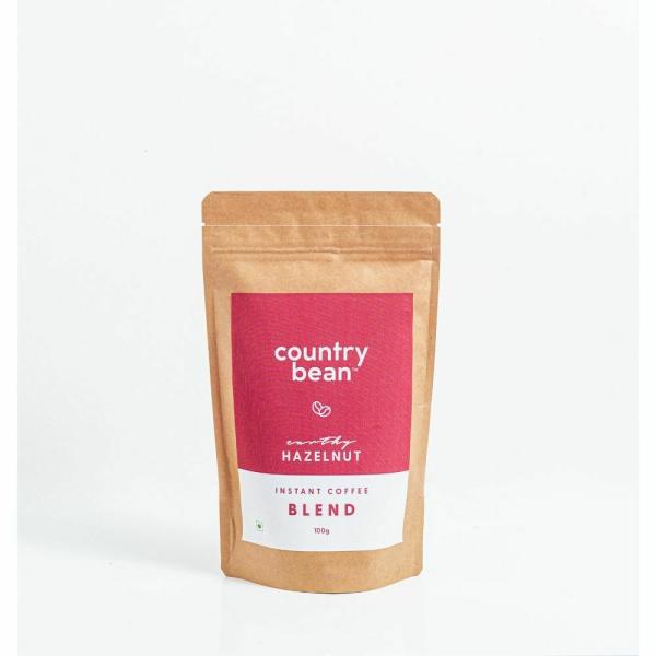 Country Bean Hazelnut Instant Coffee Blend 100g - No Added Sugar - JioMart