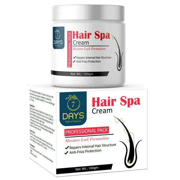 7 Days best hair spa cream for straightened hair dry and frizzy hair ...