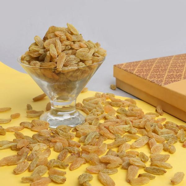 Sindhi Dry Fruits Premium Green Raisins, Hand Sorted Lambi Kishmish ...