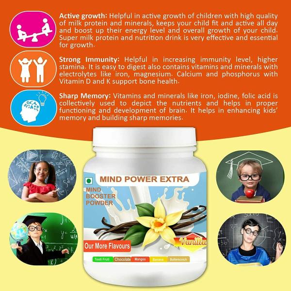 Mind Power Extra Mind Booster Powder | Kids Nutrition | Promotes Growth ...