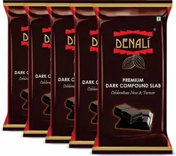 DENALI FOODS PRIVATE LIMITED Dark Chocolate Compound Slab - Vegan ...