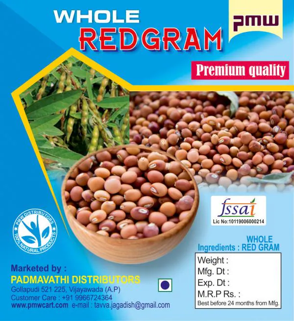 PMW - Whole Red Gram - Kandulu - High In Protein - 500g - JioMart