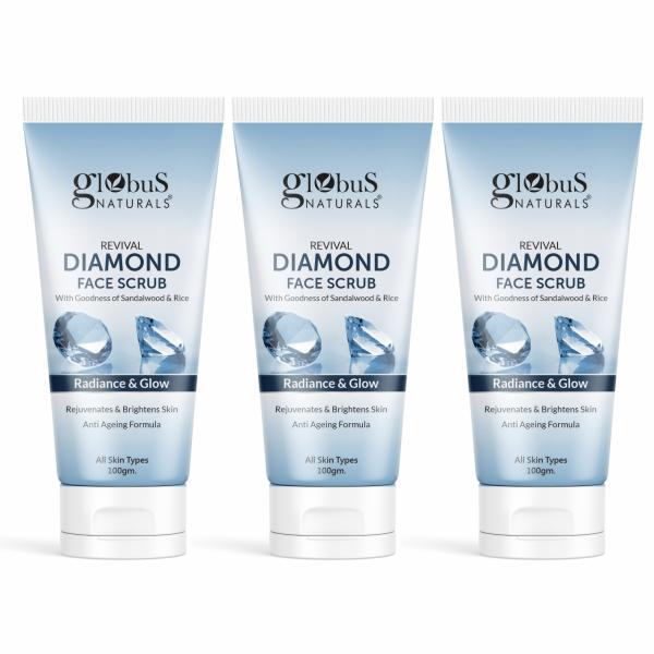 Diamond face scrub pack of 3 - JioMart
