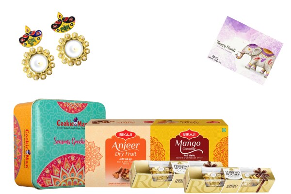 Bikaji Aslee Bikaneri - Golden Chakra Cookie 250 Gm x1 | Anjeer Burfi ...