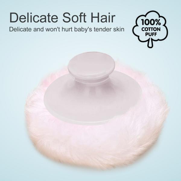 Buddsbuddy Popo Baby Powder Puff with Storage Case, Purple - JioMart