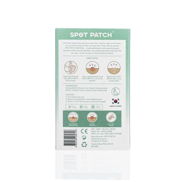 Spot Patch Pm Original Hydrocolloid Waterproof Patches For Active Surface Acne, Absorbs Pimple ...