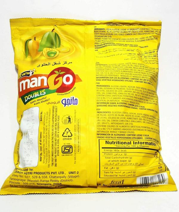 Cintu Mango Doubles Centerfilled Candy 150 Pieces - JioMart