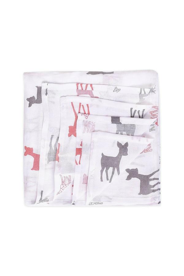 The Boo Boo Club White Cartoon Cotton 6 Layer Blanket - JioMart