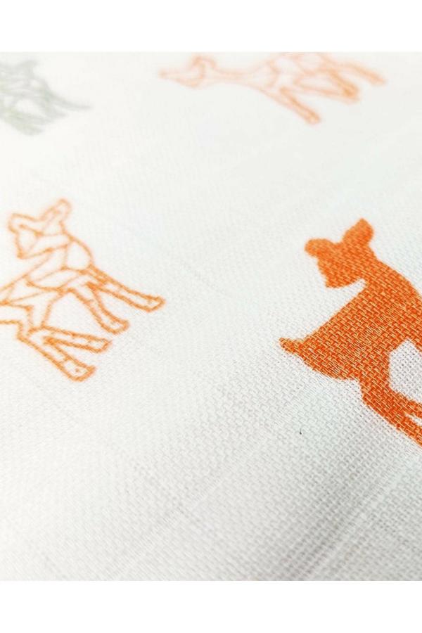 The Boo Boo Club White Cartoon Cotton 6 Layer Blanket - JioMart