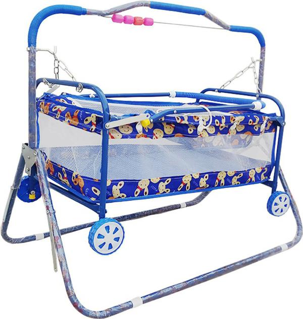 Confiado Blue Metal Cradle |BASSINET|BASINET|CRADLE|BABY BASSINET|BABY ...