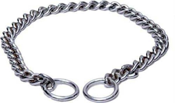 PSK Pet Mart Dogs Choke Chain (Silver) - JioMart