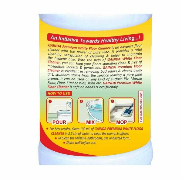 Gainda Premium White Floor Cleaner Disinfectant Phenyl Liquid Surface ...