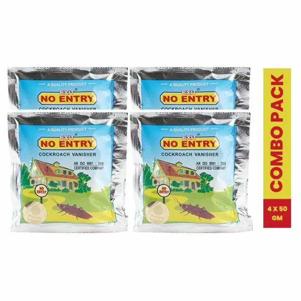 Exit No Entry Cockroach Vanisher, 50g (Pack of 4) - JioMart