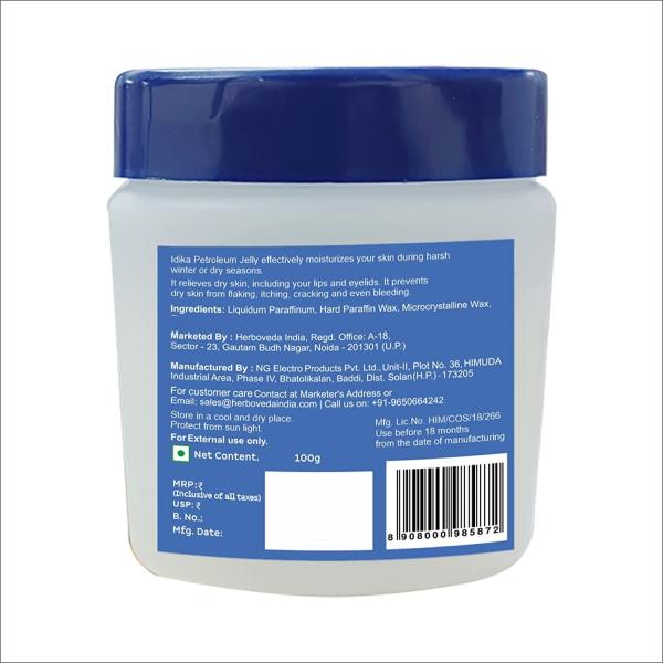 Idika Pure Skin Petroleum Jelly With Vitamin E 100g - JioMart