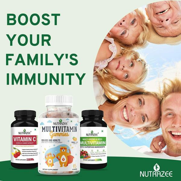 Nutrazee Multi Greens & Reds Multivitamin Vegan 60 Tablets - JioMart