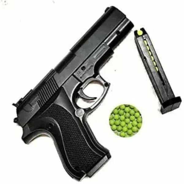 NAXUE Plastic Kids Soft Water Bullet and Safe Weapon Pistol Toy Set 3 ...