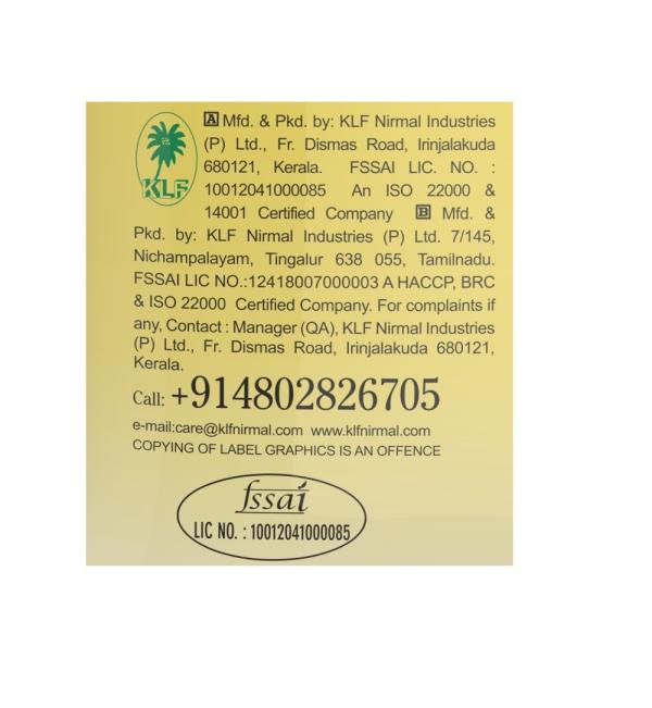 KLF Coconad Coconut oil 1 Liter Pouch Pack of 5 - JioMart