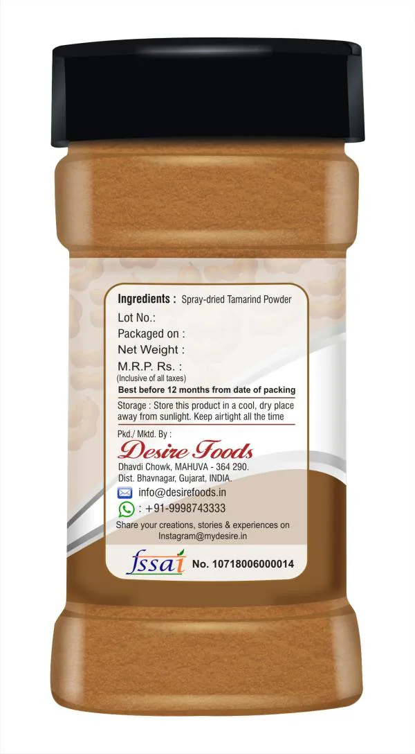 Desire Spray Dried Tamarind Powder (Imli) 100 Gram - JioMart