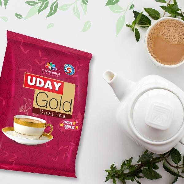 C. SOMABHAI's Uday Gold CTC Dust Tea - 1kg, Unique Blend of Assam and ...