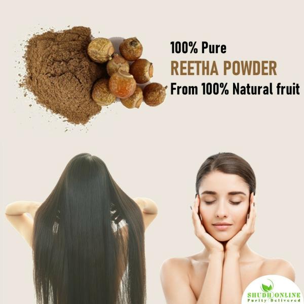 Shudh Online Organic Reetha Powder - 200g (Kunkudukai powder, Aritha ...