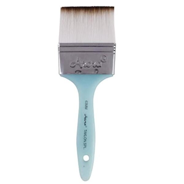 FRKB Synthetic Hair Flat Paint Brush of 63mm for Watercolor and Acrylic ...