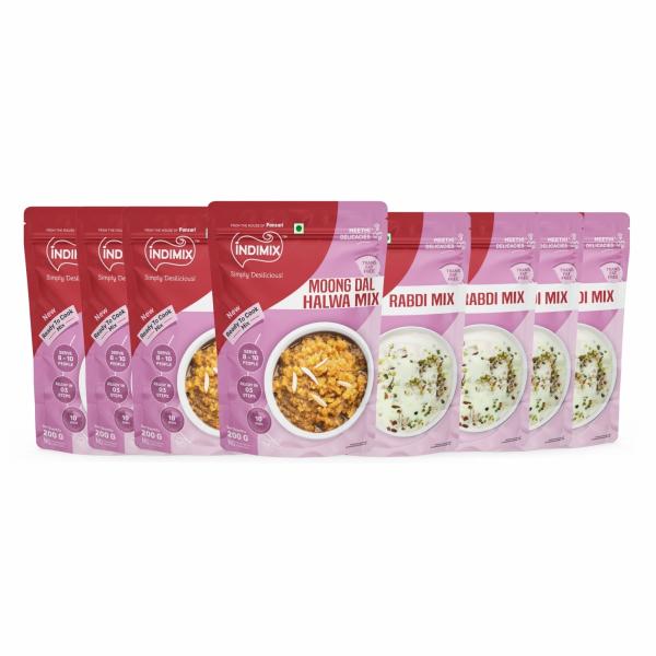 INDIMIX Instant Moong Dal Halwa & Rabdi Mix - 1.6 Kg - JioMart
