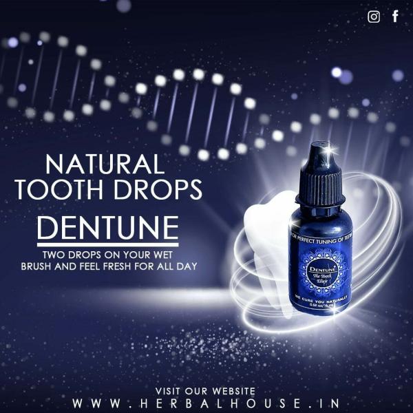 Dentune The Tooth Elixir 2 Drop Unique Liquid Toothpaste (Sensitivity ...